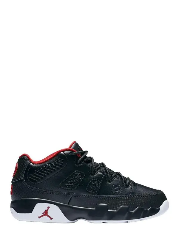 JORDAN 9 Retro Low Sneakers - Black/gym Red/white