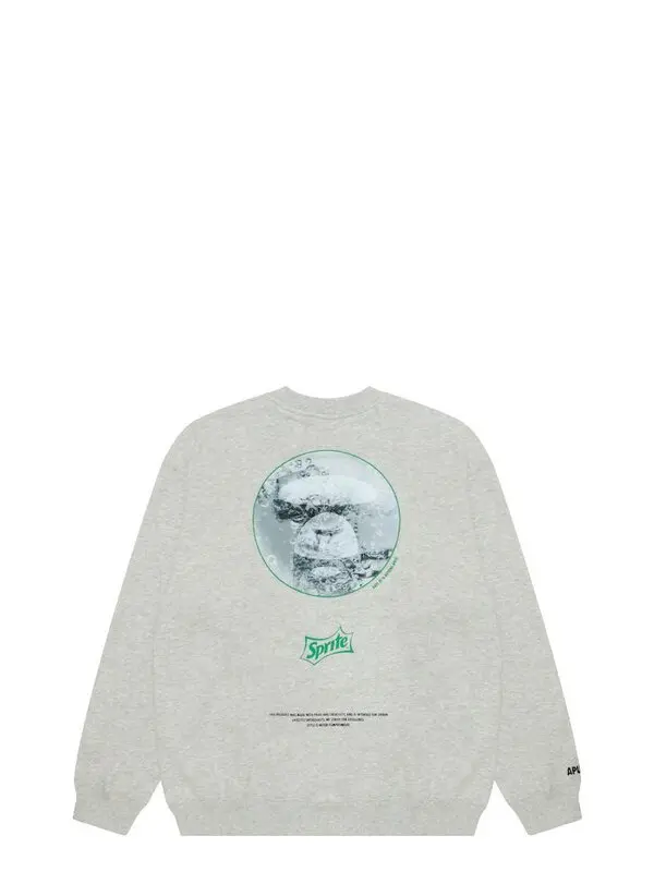 A BATHING APE X Cocacola Logo Sweatshirt - Sprite