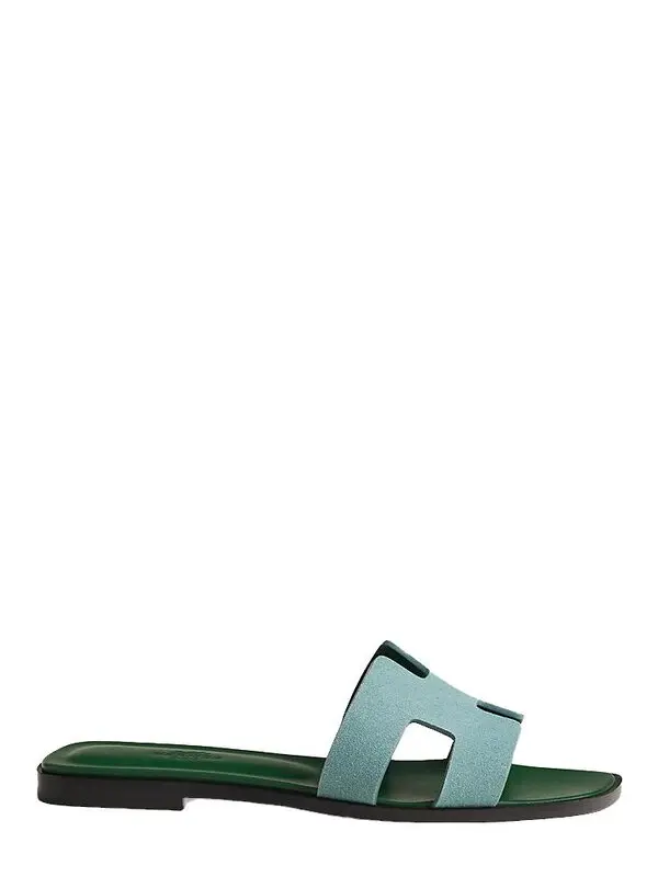 Hermès Oran Sandal - Vert D'eau