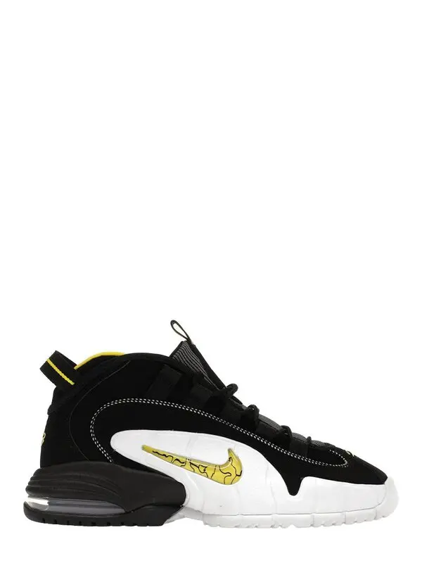 Nike Max Penny 1 Lester Middle School Sneakers - White/opti Yellow/black