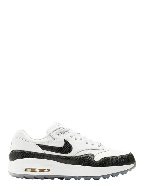 Nike Air Max 1 Golf Sneakers - White/chrome/opti Yellow