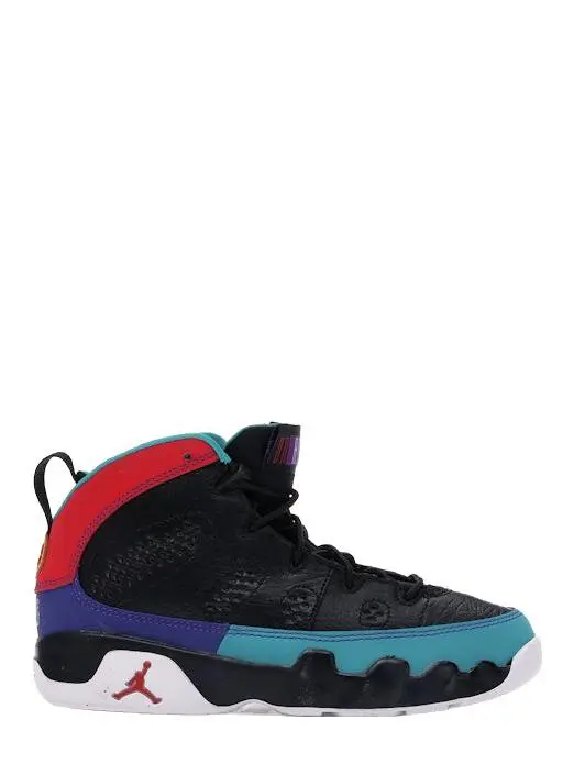 JORDAN 9 Retro Dream It Do It Sneakers - Black/university Red/dark Concord