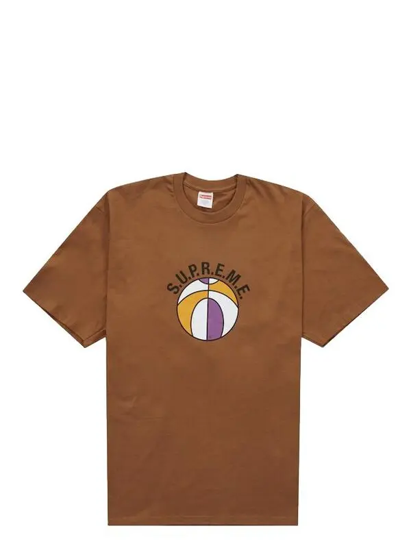 Supreme League Tee Shirt - Light Brown