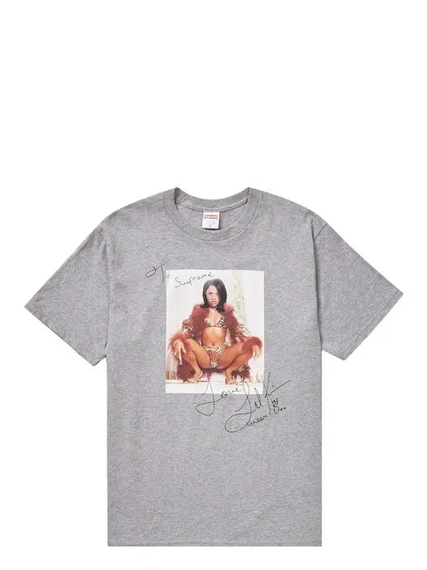 Supreme Lil Kim Tee Shirt - Heather Grey