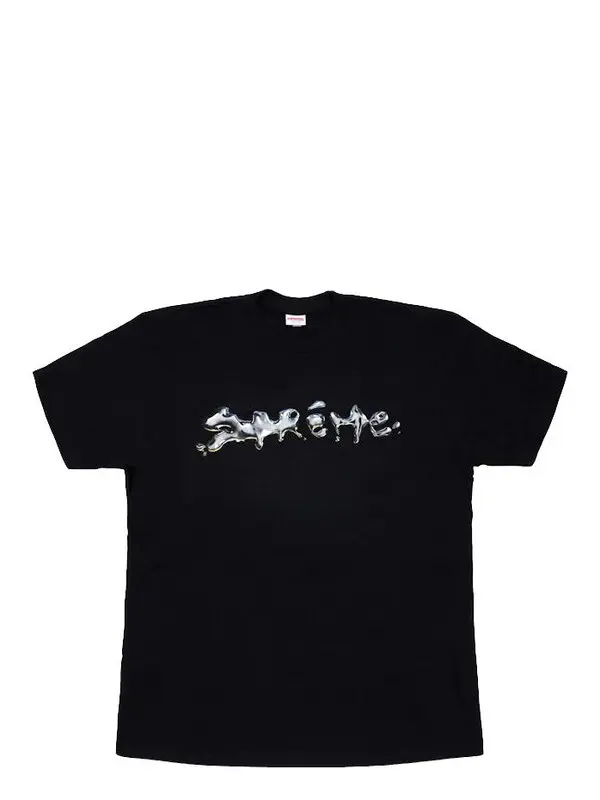 Supreme Liquid Tee Shirt - Black