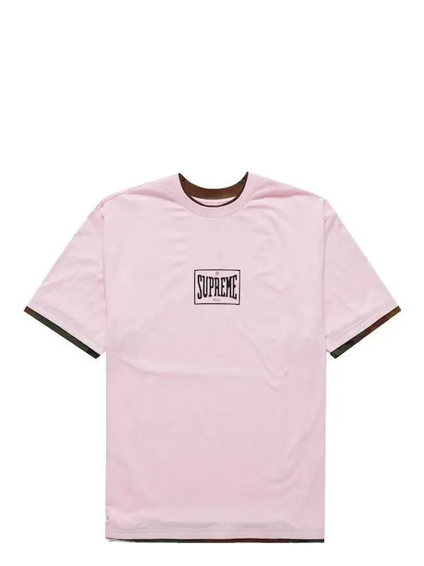 Supreme Layered Short Sleeve Top - Pink