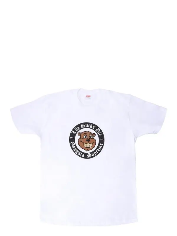 Supreme Life Sucks Die Tee Shirt - White