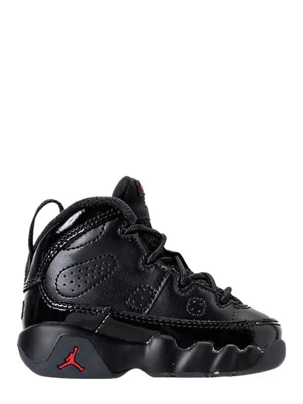 JORDAN 9 Retro Bred Patent Sneakers - Black/university Red/anthracite
