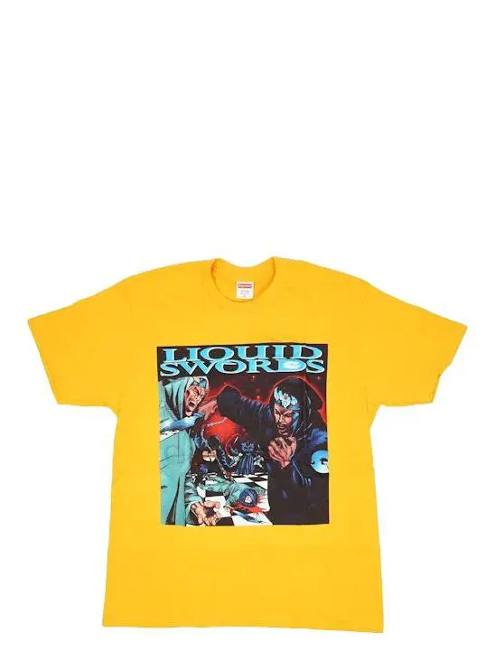 Supreme Liquid Swords Tee Shirt - Bright Orange