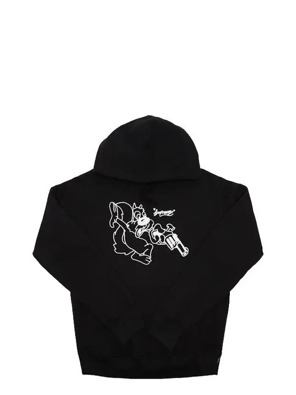 Supreme Hooded Sweatshirt - Black