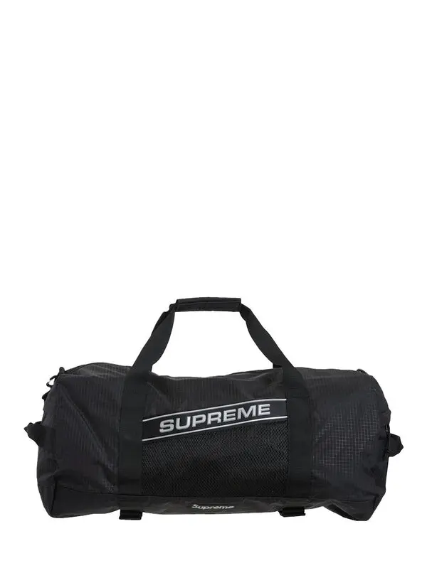 Supreme Logo Duffle Bag - Black
