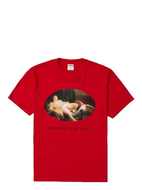 Supreme Leda And The Swan Tee Shirt - Red