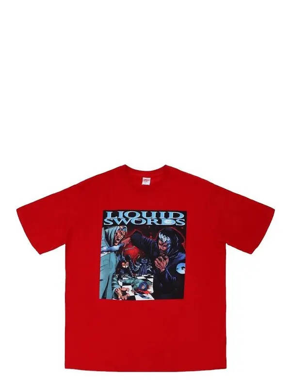 Supreme Liquid Swords Tee Shirt - Red