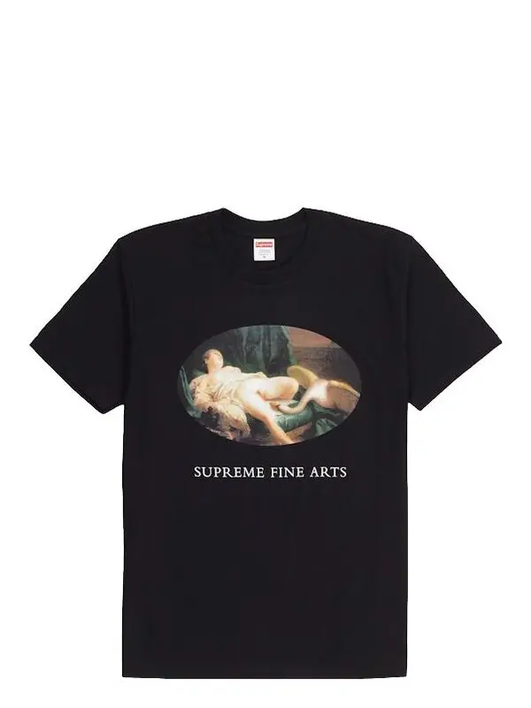 Supreme Leda And The Swan Tee Shirt - Black
