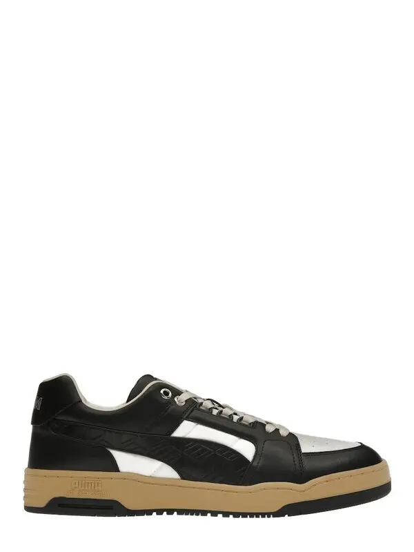PUMA Slipstream Low Court Mcm Sneakers - Puma Black/white/cream