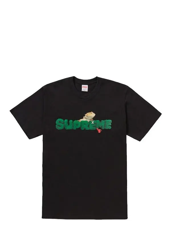 Supreme Lizard Tee Shirt - Black