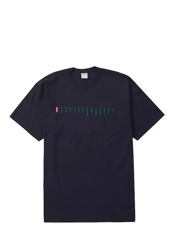 Supreme Location Tee Shirt - Navy Blue