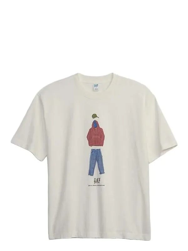 Gap Reissue X Sean Wotherspoon Graphic Logo T-shirt - New Off White