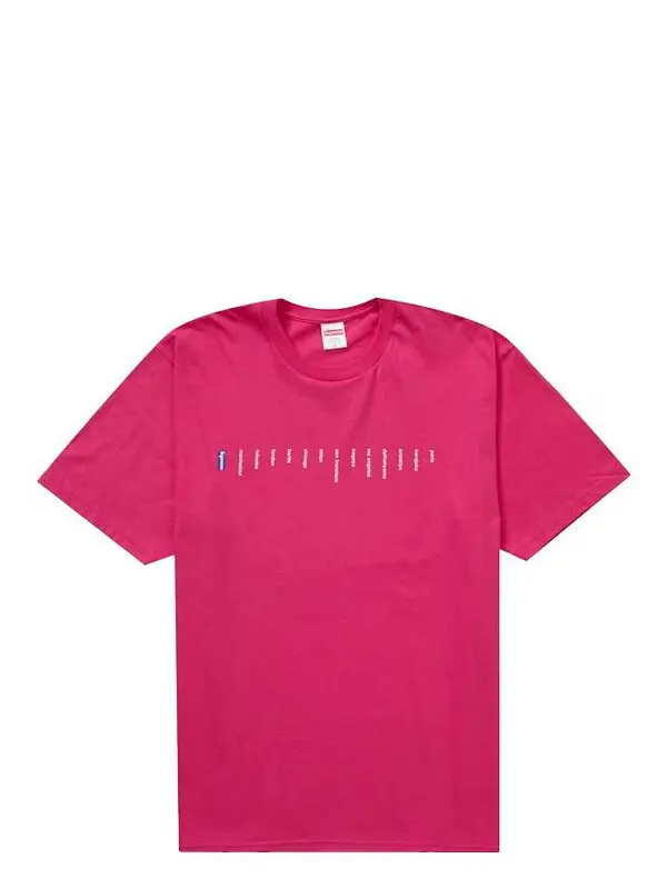 Supreme Location Tee Shirt - Pink
