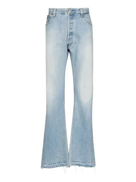 GALLERY DEPT. La Flare Jeans - Stonewashed Indigo/white