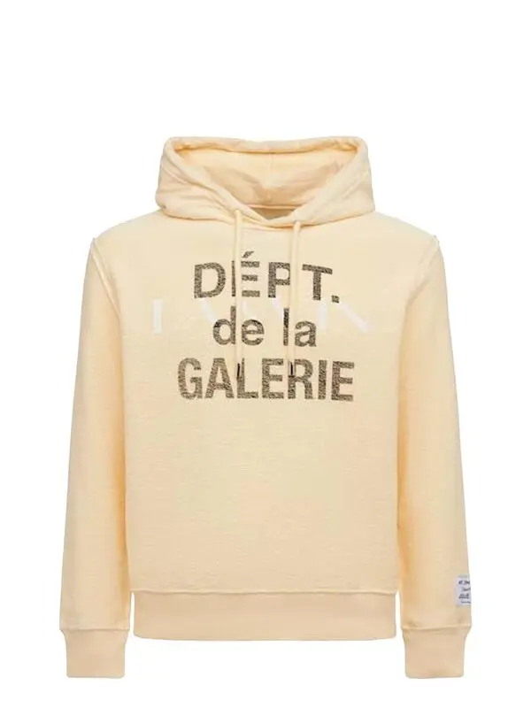 GALLERY DEPT. X Lanvin Logo Cotton Hoodie - Beige