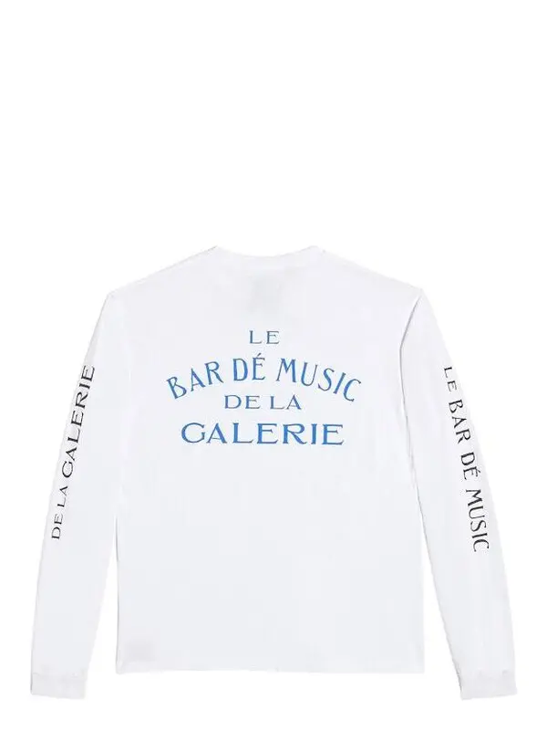 GALLERY DEPT. Le Bar Shop Long Sleeve Tee Shirt - White