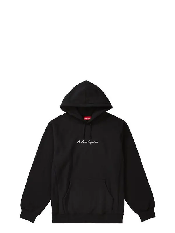 Supreme Le Luxe Hooded Sweatshirt - Black