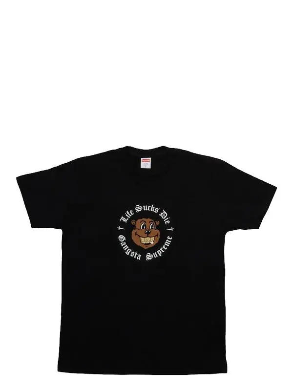 Supreme Life Sucks Die Tee Shirt - Black