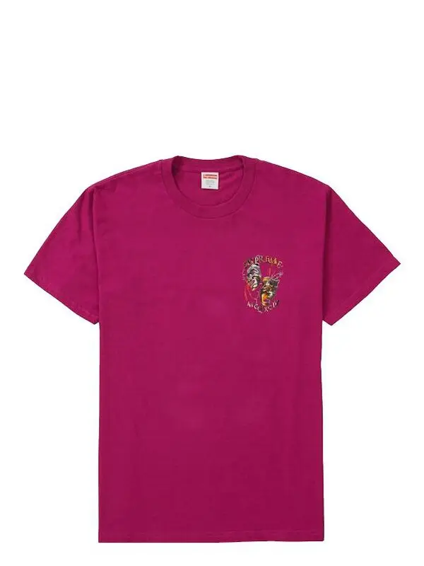 Supreme Laugh Now Tee Shirt - Magenta