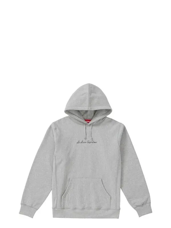 Supreme Le Luxe Hooded Sweatshirt - Heather Grey