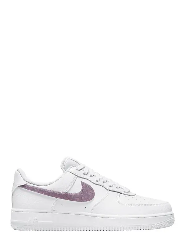 Nike Air Force 1 Low Glitter Swoosh Sneakers - White/grey Fog