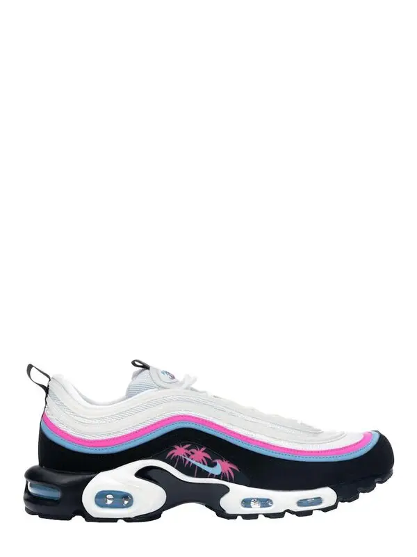 Nike Air Max Plus 97 Miami Away Sneakers - White/blue Gale/black
