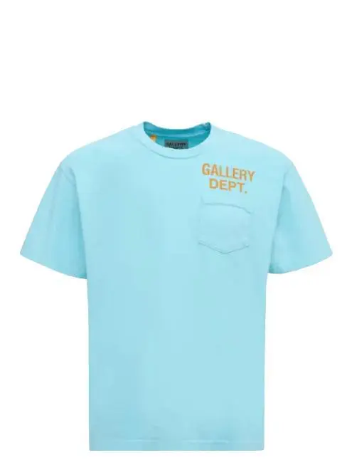 GALLERY DEPT. Vintage Souvenir Pocket T-shirt - Turquoise Blue