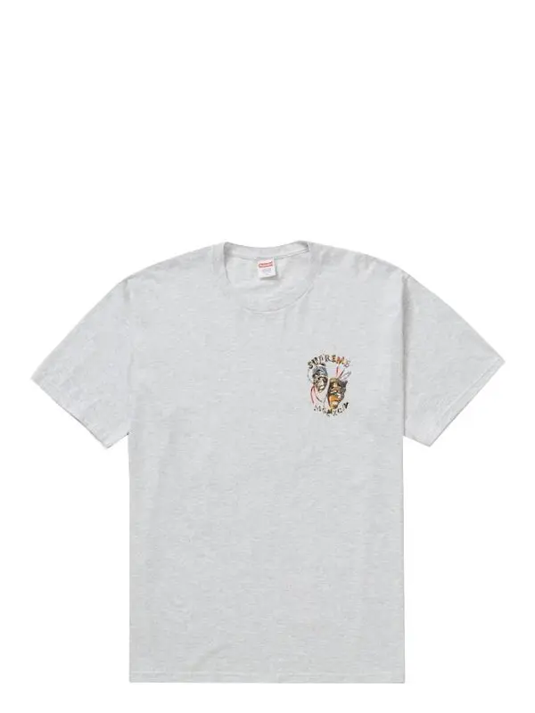 Supreme Laugh Now Tee Shirt - Ash Grey
