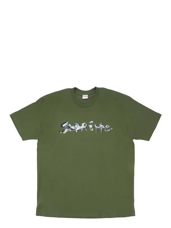 Supreme Liquid Tee Shirt - Olive