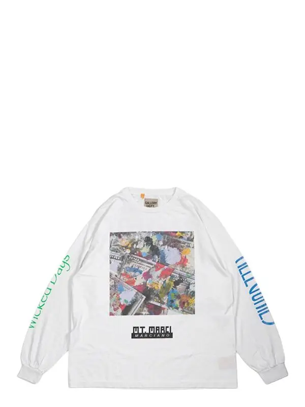 GALLERY DEPT. Mt Marci Allegolies Long Sleeve T-shirt - White