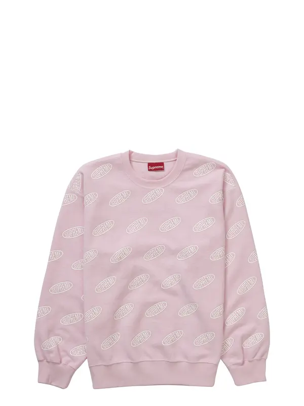 Supreme Crewneck Sweatshirt - Light Pink