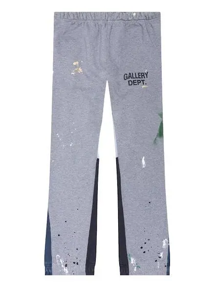 GALLERY DEPT. Painted Flare Sweat Pants - Heather Grey