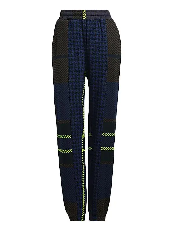 Adidas Ivy Park Halls Of Ivy Allover Print Sweat Pants - Dark Blue/brown/black