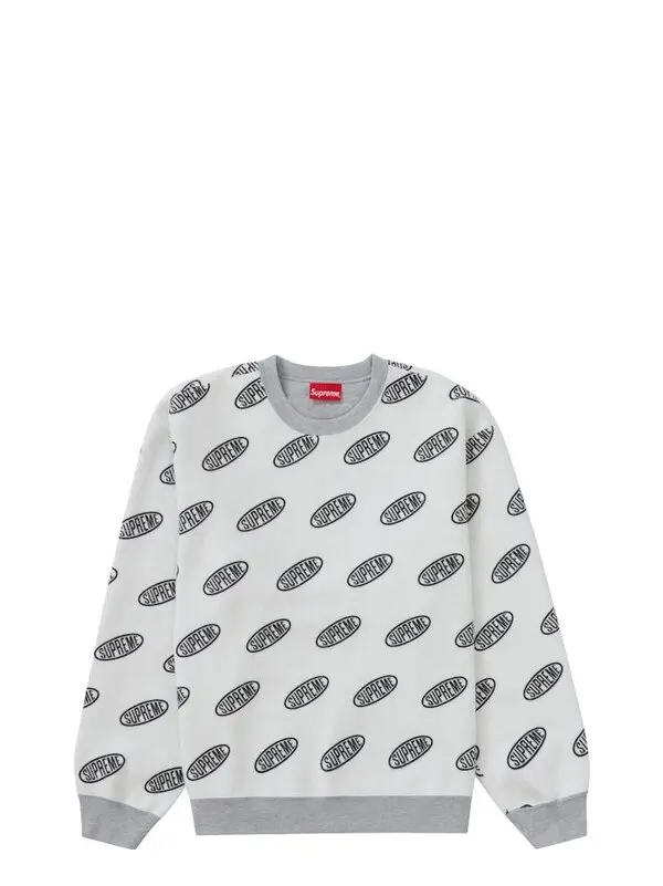 Supreme Crewneck Sweatshirt - Heather Grey