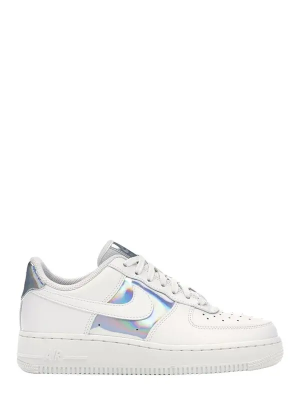 Nike Air Force 1 Low Iridescent Sneakers - Summit White/metallic Silver