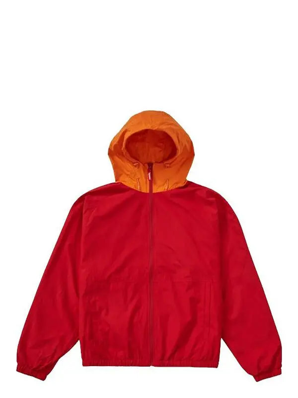 Supreme Lightweight Nylon Hooded Jacket - Red