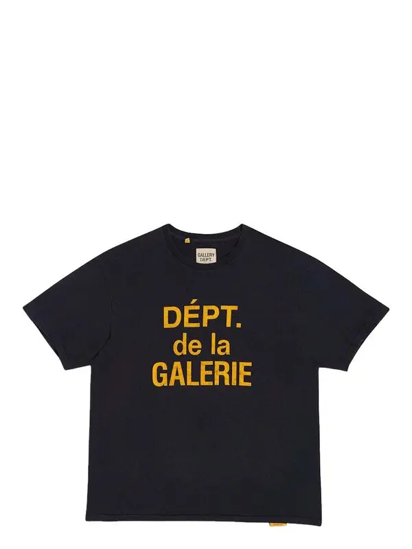 GALLERY DEPT. Dept De La Galerie Classic Tee Shirt - Black