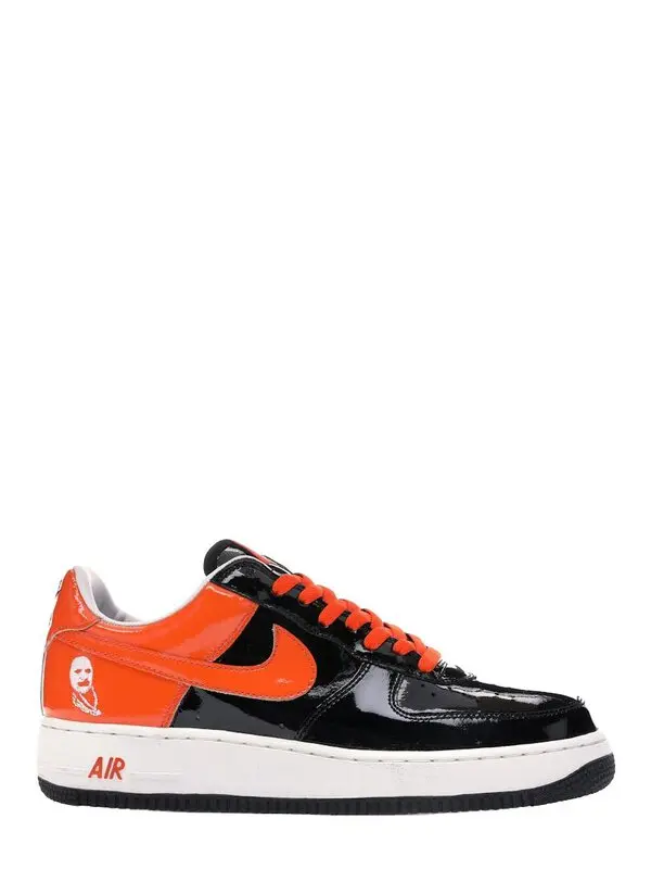 Nike Force 1 Low Halloween Sneakers - Black/orange Blaze/white