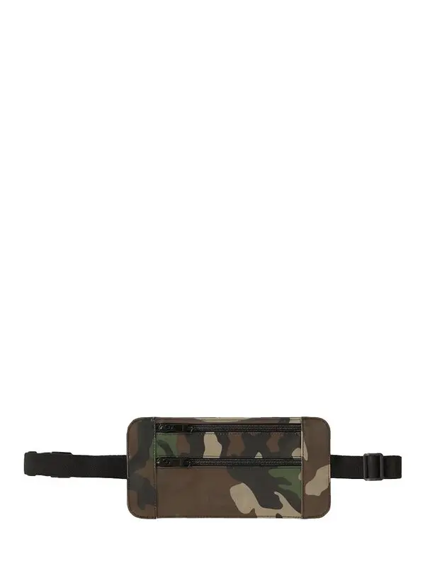 Supreme Leather Waist/shoulder Pouch - Woodland Camo