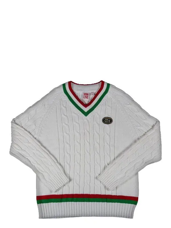 Supreme Tennis Sweater - White