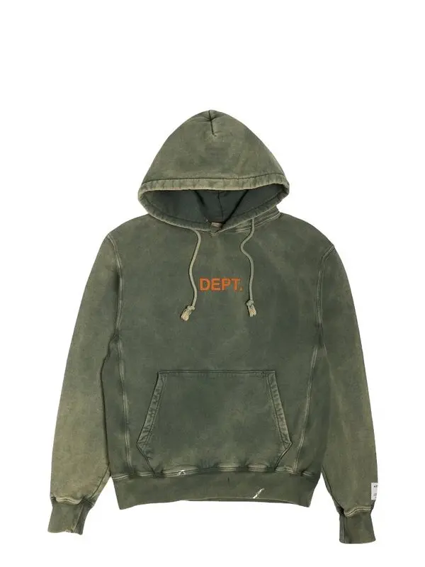 GALLERY DEPT. Center Logo Hoodie - Green