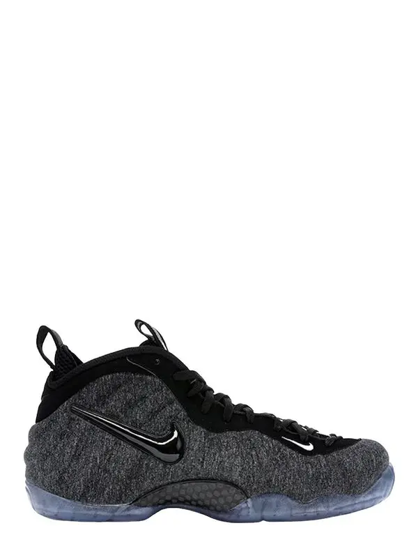 Nike Foamposite Pro Wool Fleece Sneakers - Dark Grey Heather/black