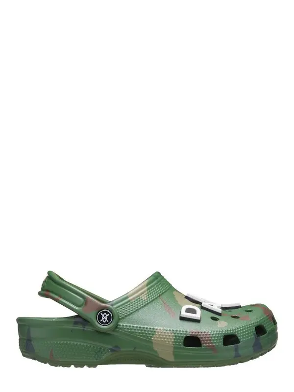 CROCS Classic Clog Daily Paper - Green