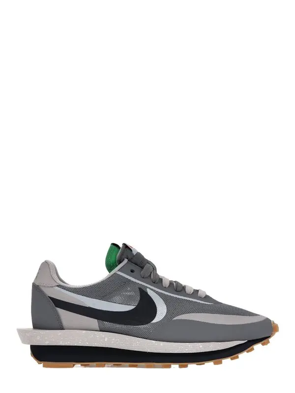 Nike Ldwaffle Sacai Clot Sneakers - Cool Grey/obsidian/navy Blue